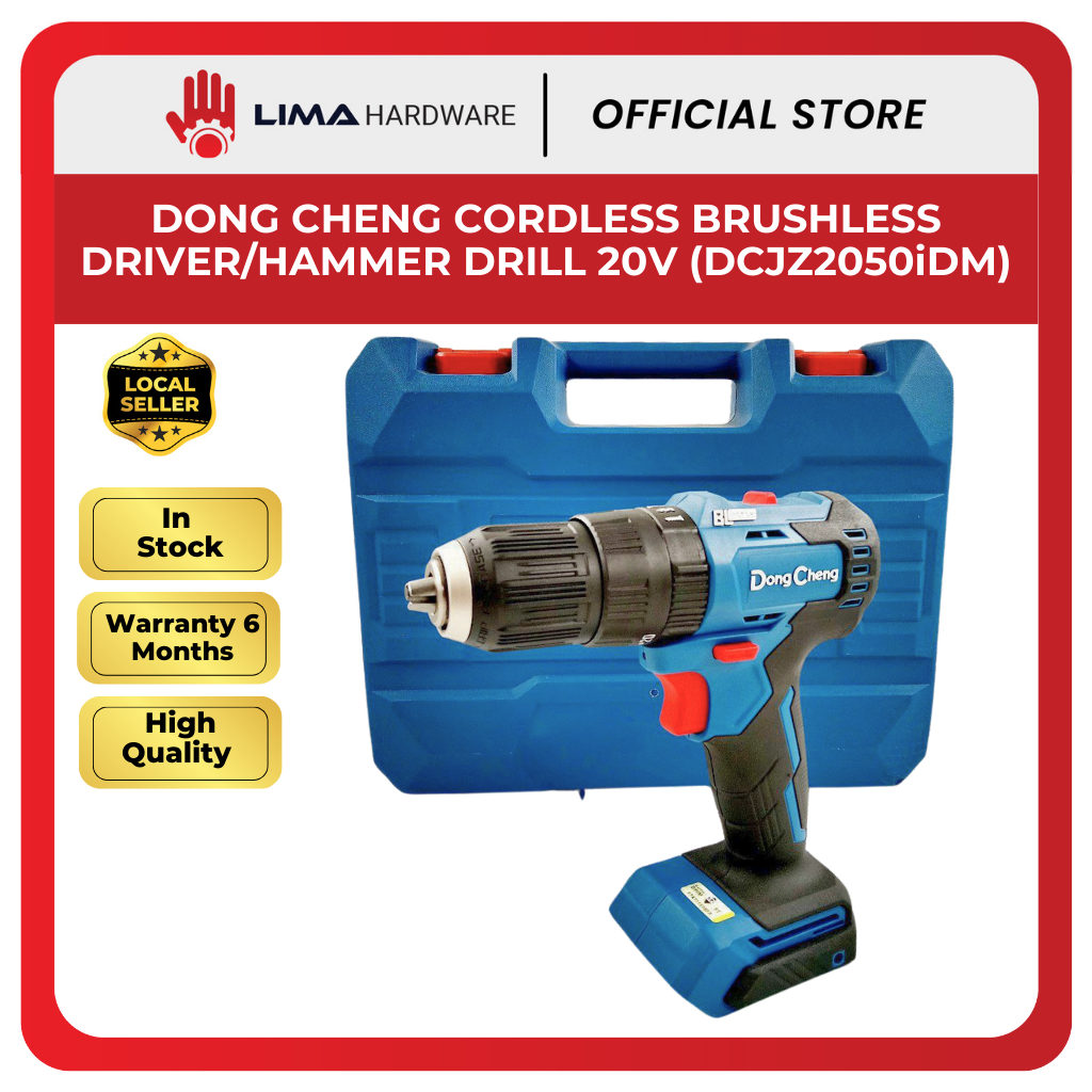 DONG CHENG CORDLESS BRUSHLESS DRIVER/HAMMER DRILL 20V | Shopee Malaysia
