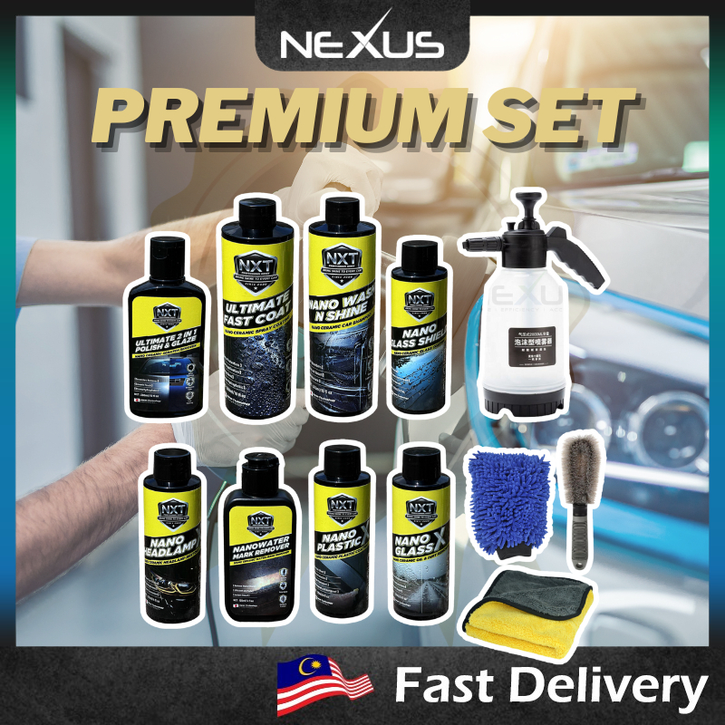 NXT Nano Car Care Combo Set Polish Coating Glass Shield Plastic ...
