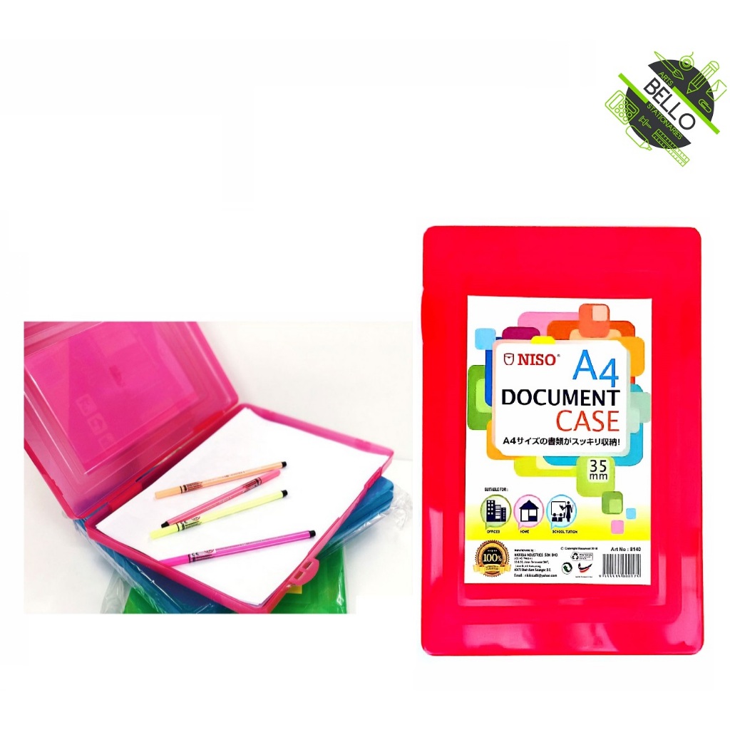 Niso Document Case A4 20 / 35MM | Shopee Malaysia