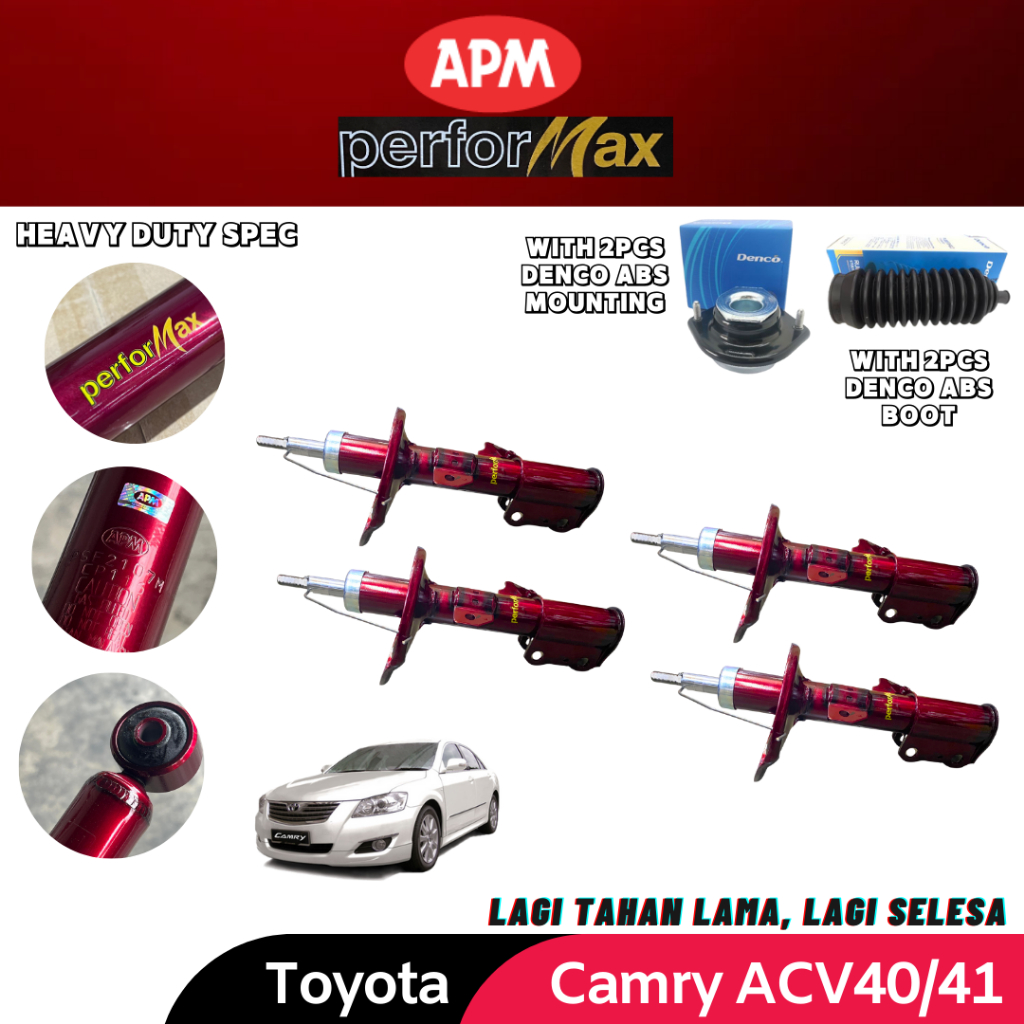 APM Performax Toyota Camry ACV40/41 Heavy Duty Sport Front/ Rear ...