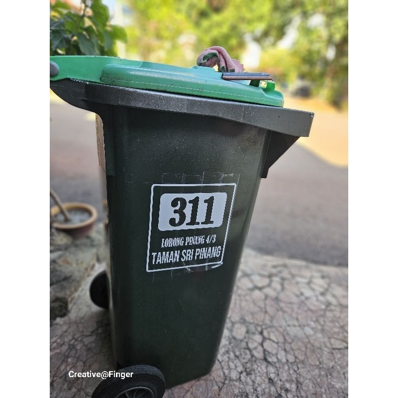 STIKER Tong Sampah.🫠🫠🫠 Saiz 8.5 x 9.5 inci spt pd gambar | Shopee Malaysia