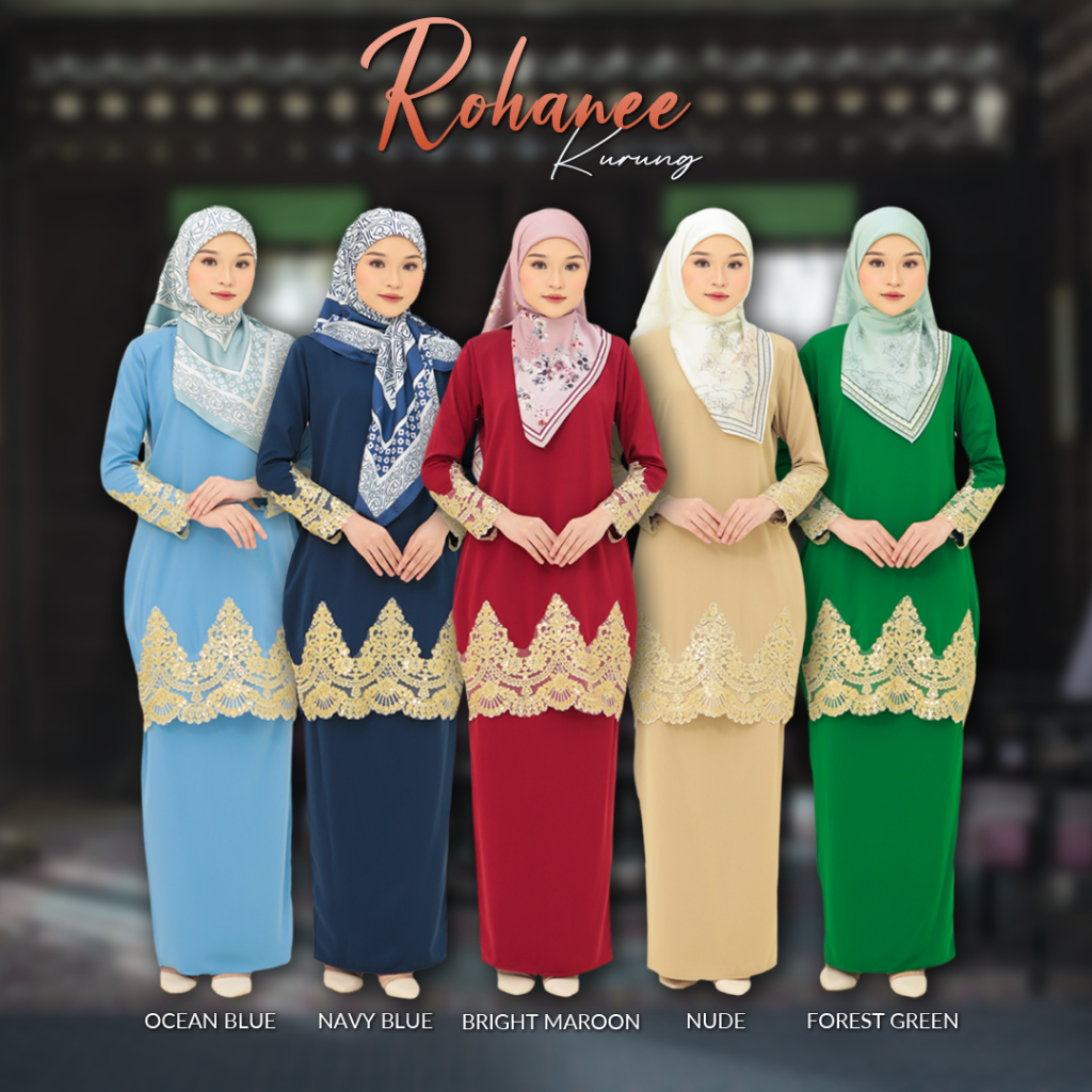 KURUNG LACE ROHANEE BY AULIYA GALLERY | Shopee Malaysia