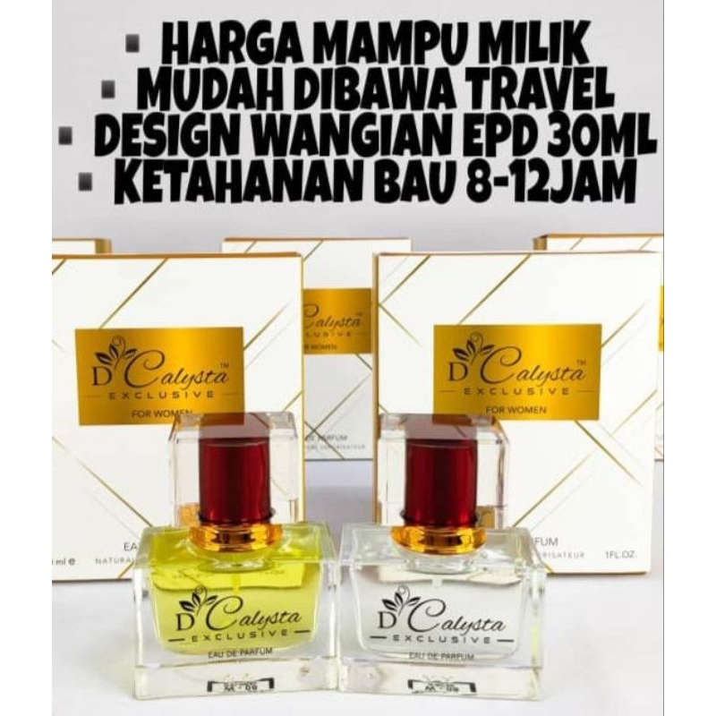 Perfume D'Calysta Exclusive 30ml for women (W01-W26) / D' Calysta Men ...