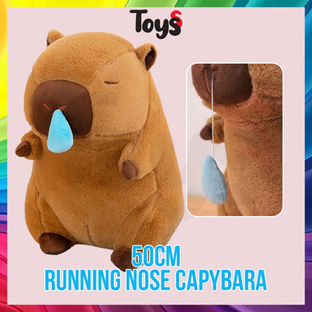 🍊Toyss Capybara Plush Toy Capibara Anak Patung Comel Capybara Plushie ...