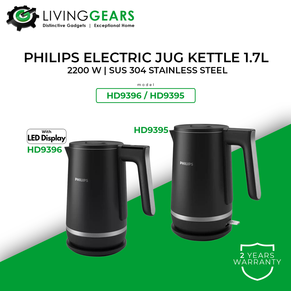 Philips 1.7L Electric Jug Kettle HD9396/90 HD9395/90 Cold Touch ...