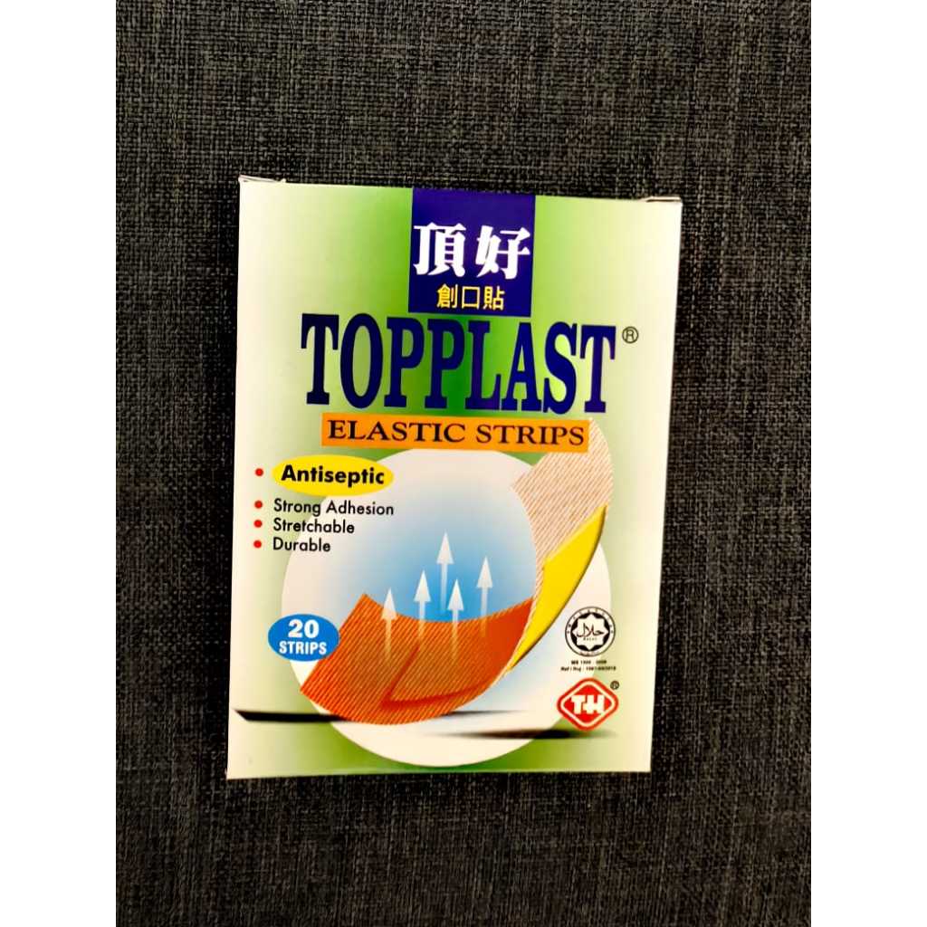 Topplast Antiseptic Elastic Strips 20pcs | Shopee Malaysia