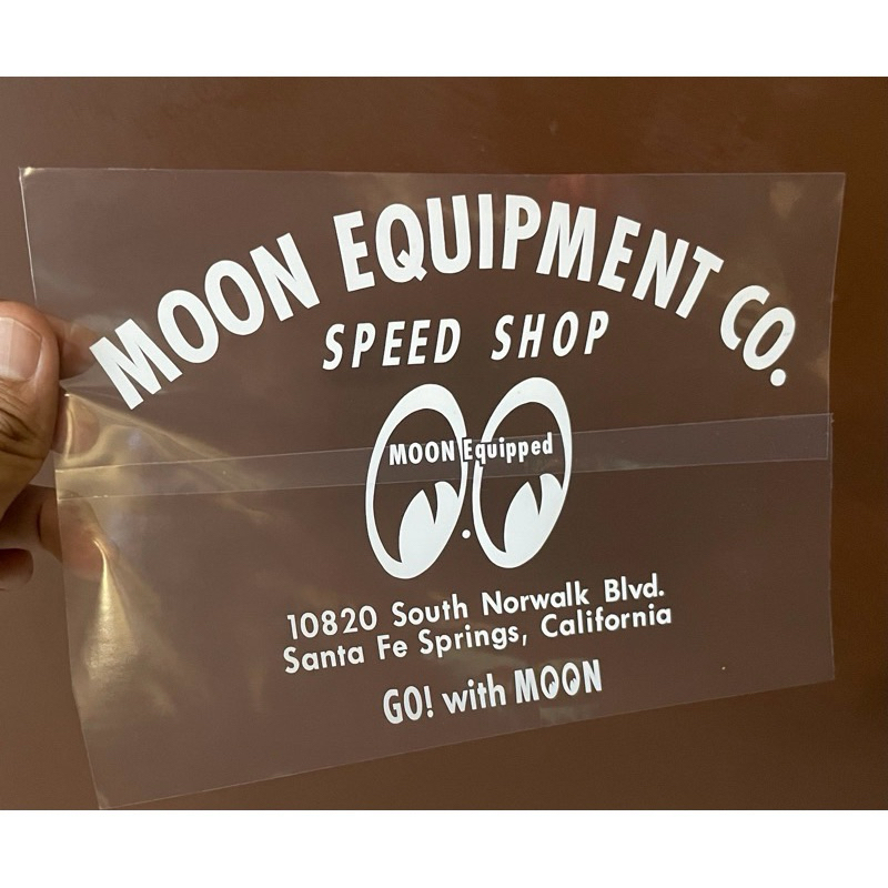 Authentic Moon Equipment Co. Car Motor Premium sticker | Shopee Malaysia