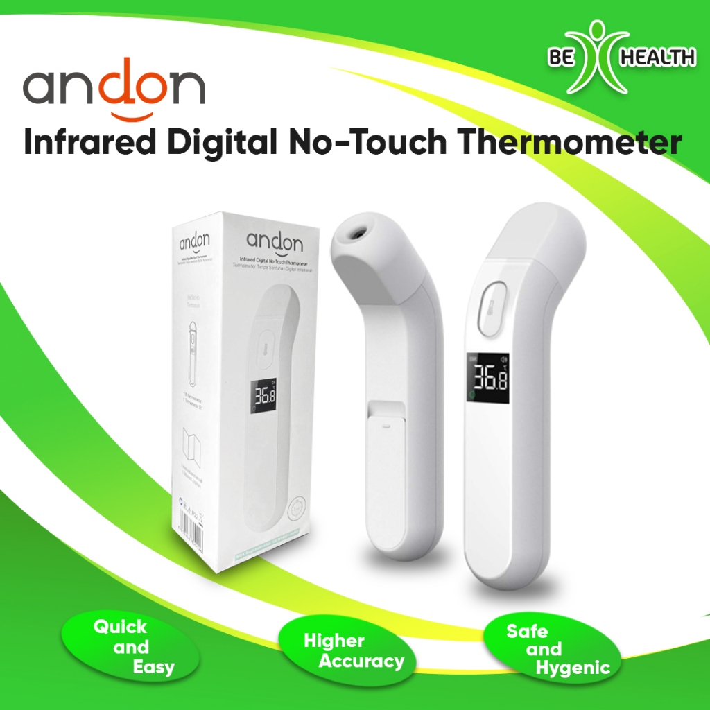 ( Ready Stock) Andon Infrared Digital No-Touch Thermometer / Termometer ...
