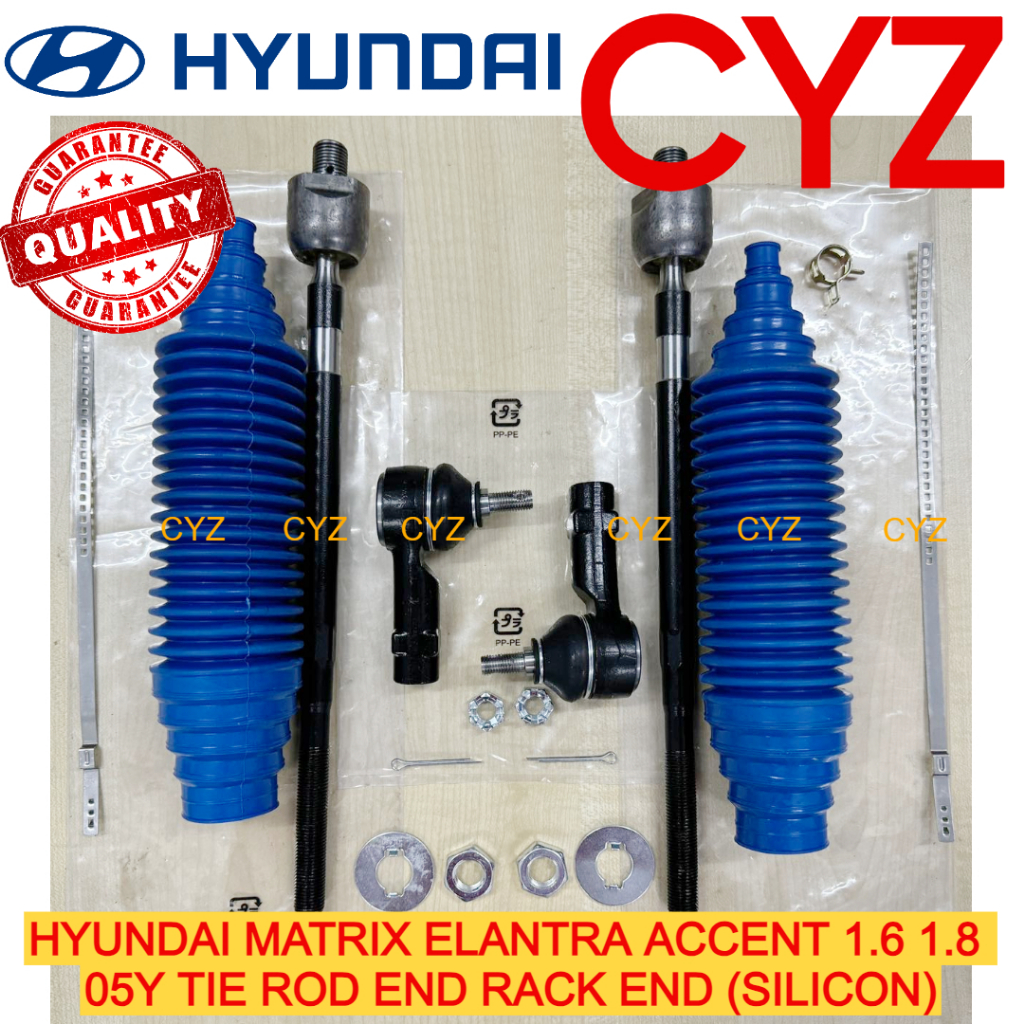 Combo Set HYUNDAI MATRIX 1.6 1.8, ACCENT , ELANTRA XD 2005Y Tie Rod End ...
