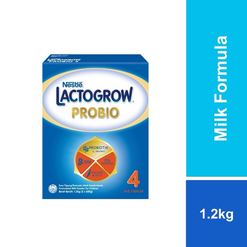 Nestle Lactogrow 4 1.2kg Milk Powder Exp 03/2026 | Shopee Malaysia