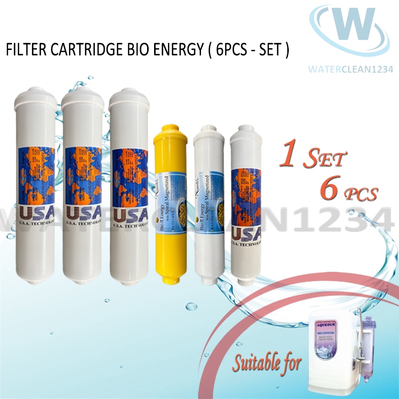 ( SET ) USA Olsmopure Filter Cartridge for BIO ENERGY Water System ...
