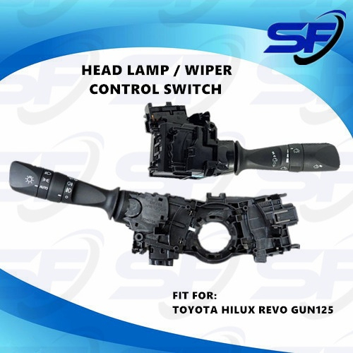 TOYOTA HILUX REVO GUN125 HEAD LAMP WIPER SWITCH SET (LH+RH) | Shopee ...