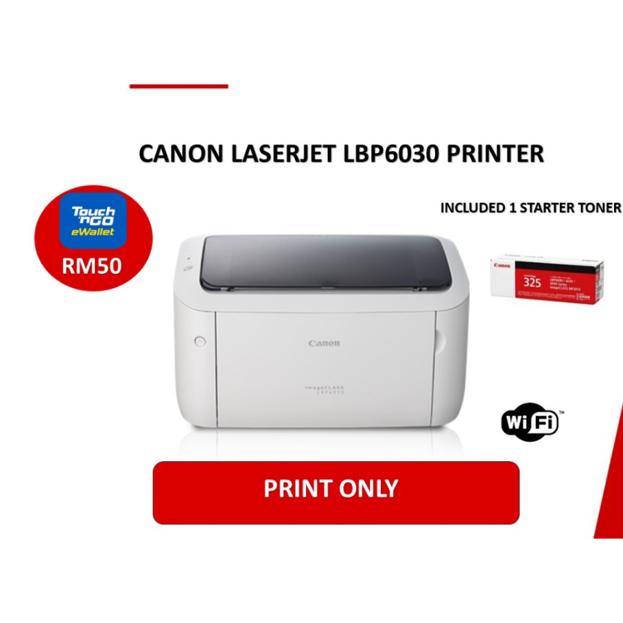 Canon LBP6030 Monochrome Laser Printer | Shopee Malaysia