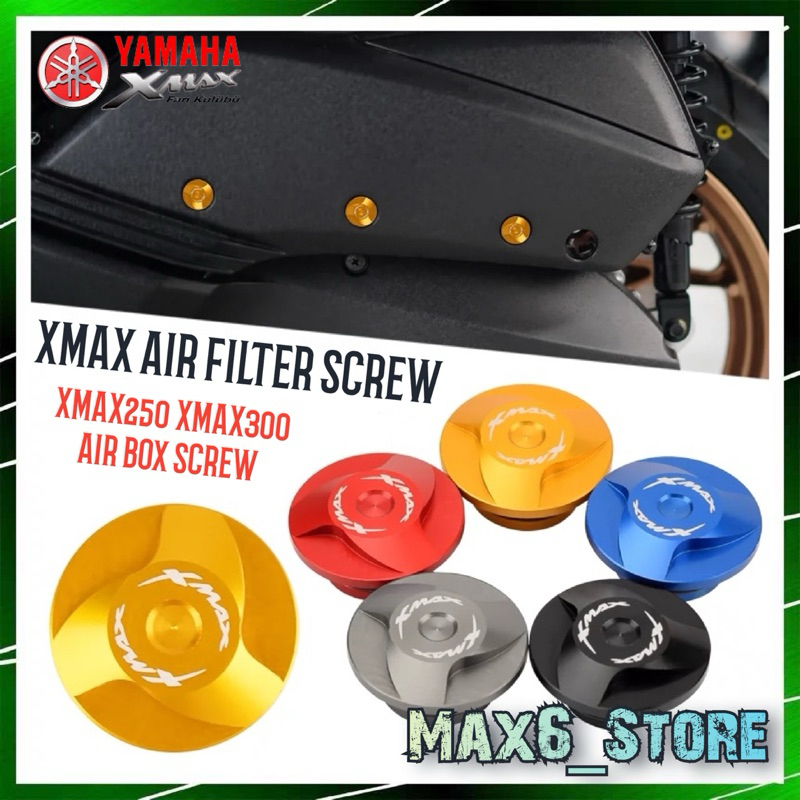 YAMAHA XMAX 250 Air Filter Cover Screw Decorative XMAX250 V2 Airbox ...