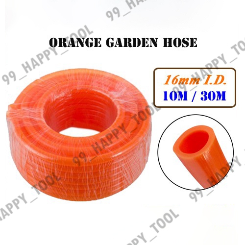 PVC Garden Hose Orange 10M/30M/ Paip Oren/Hose Oren 2.0MM/3.0MM | Shopee Malaysia