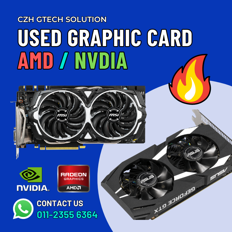 [Ready Stock] Used Grafis Kad/Second hand GPU/Graphic Card/RX570/RX580 ...