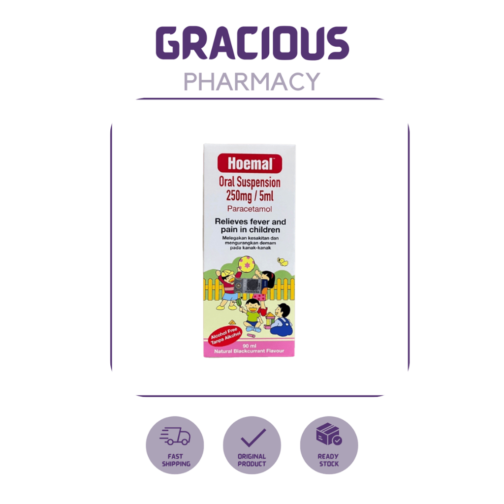 HOEMAL PARACETAMOL SUSPENSION 90ML | Shopee Malaysia
