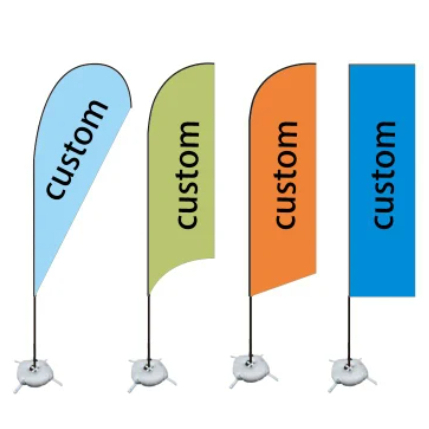 Custom Beach Flag Banner Flags Pole Beach Banners Custom Printing ...