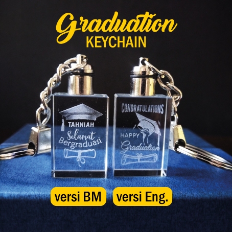 [READY STOCK] Graduation Keychain gift souvenir convocation Rantai ...