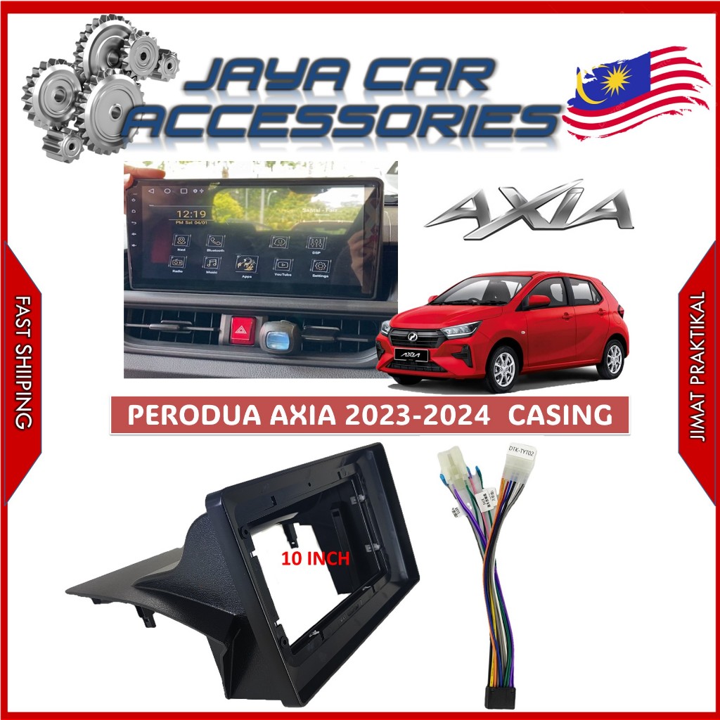 Perodua AXIA 2023-2025 D74A Android Player Casing 10" inch LOW spec ...
