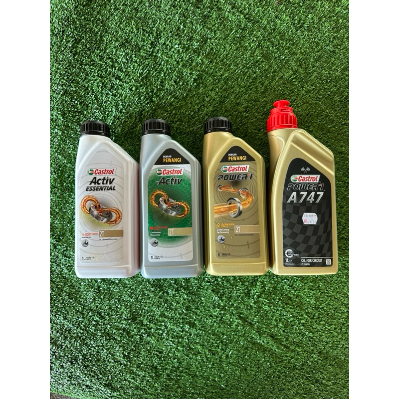 CASTROL ORIGINAL 2T/2Stoke GO/Activ/POWER1/A747 1L | Shopee Malaysia