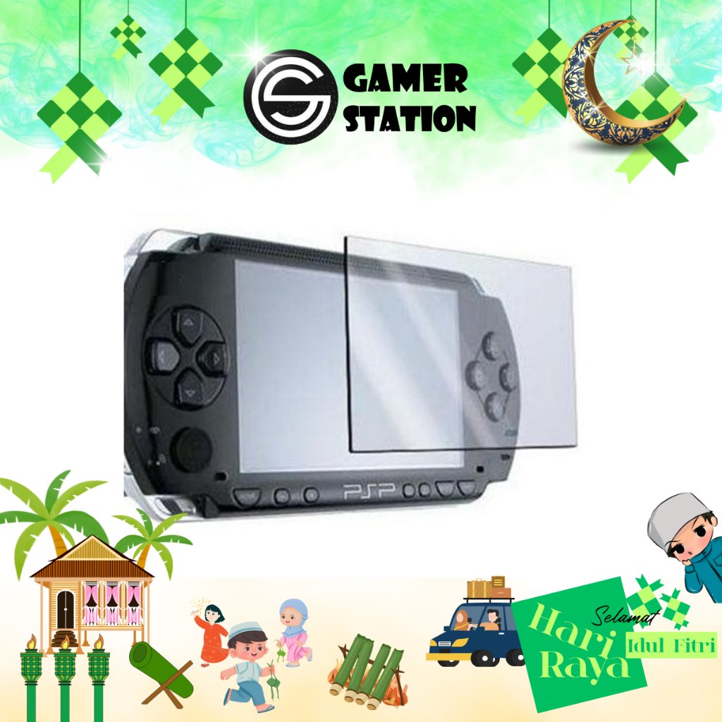 PSP Game Screen Protector(CLEAR) | PSP 1000 2000 3000 E1000 E1008 ...