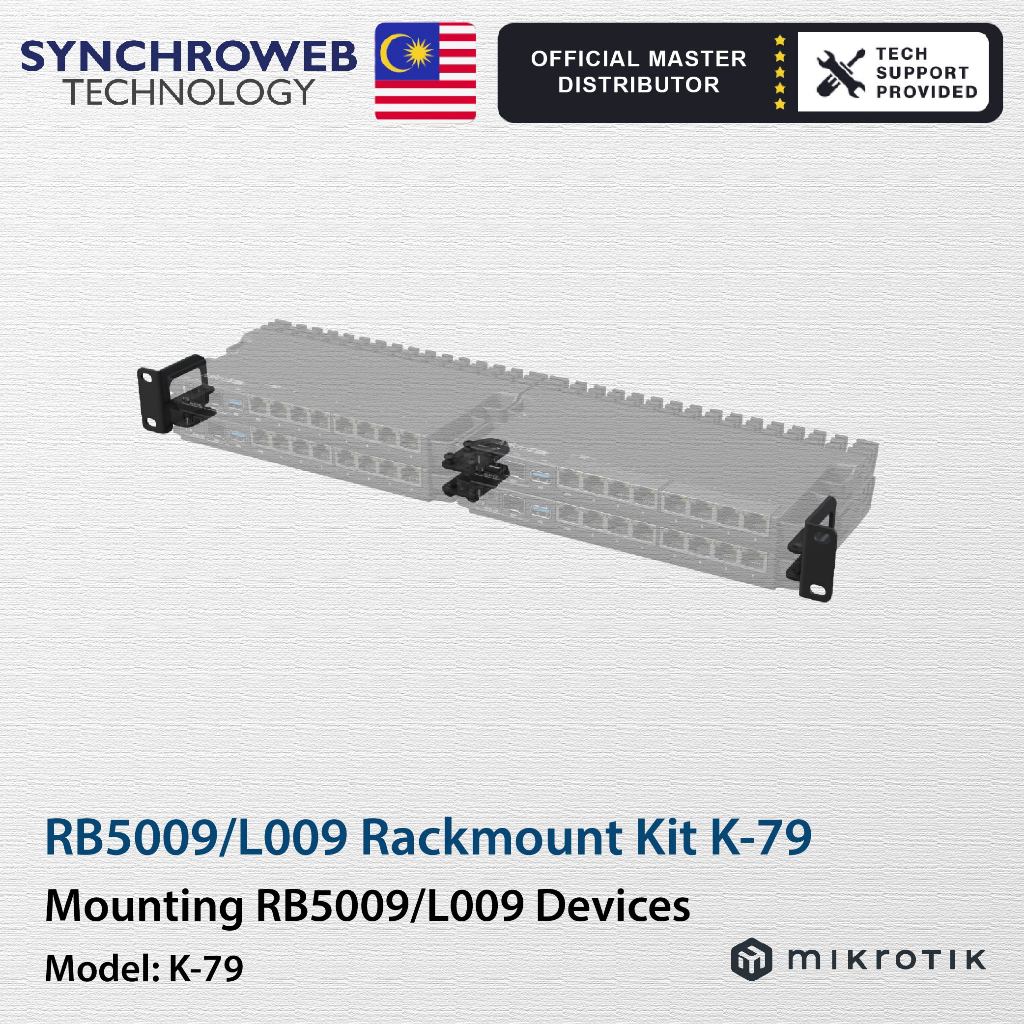 Mikrotik K-79 - RB5009/L009 rackmount kit in 1U rackmounts. | Shopee ...