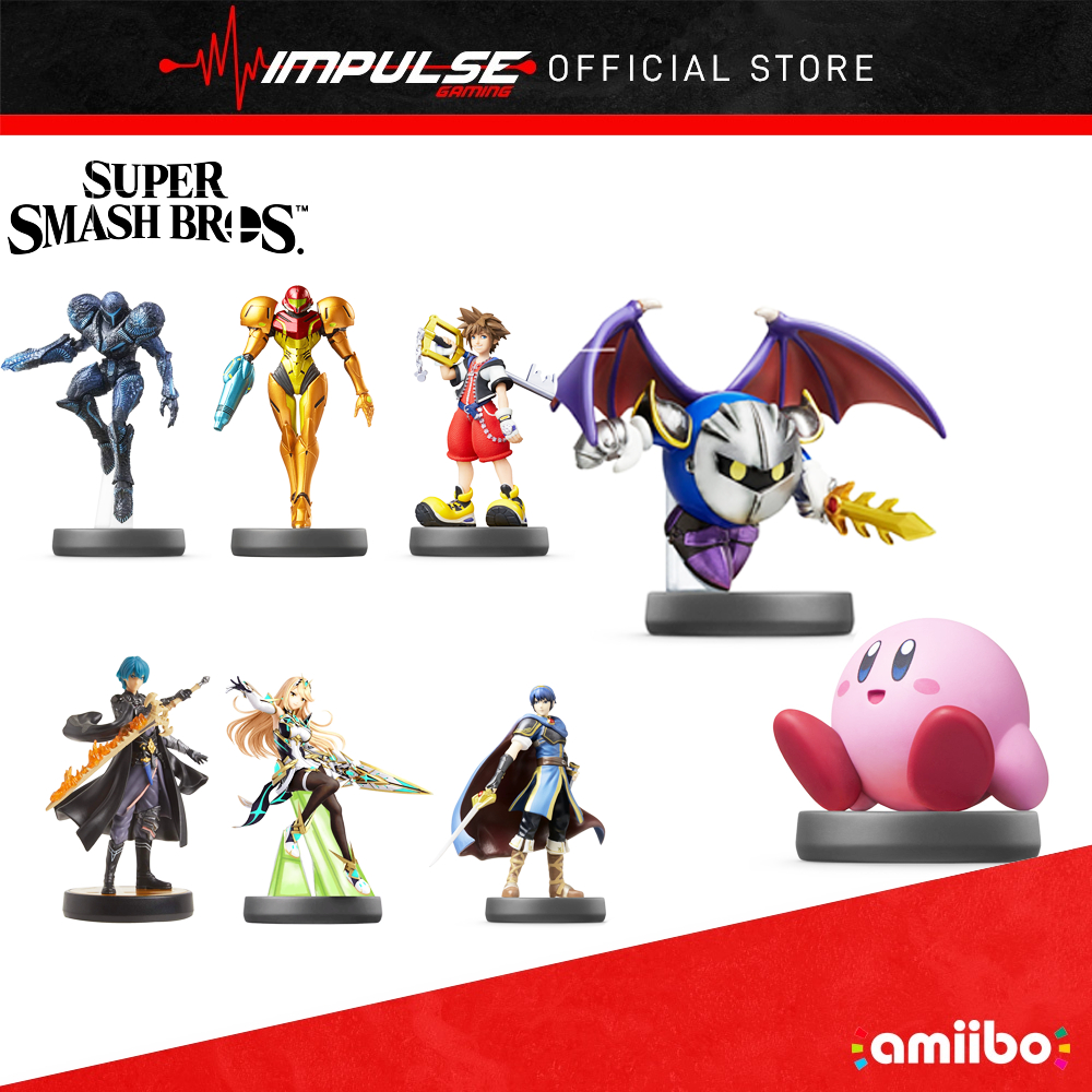 Amiibo Super Smash Bros Series - Sora , Pyra & Mythra, Terry, Wario ...
