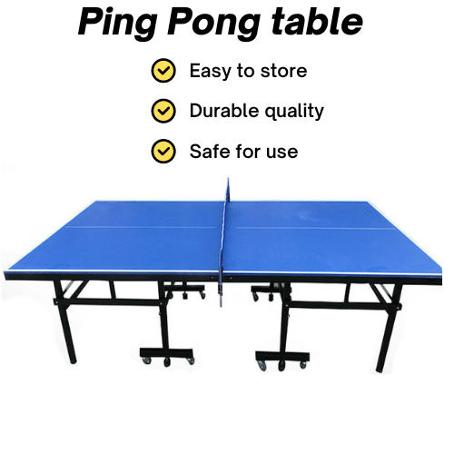 Foldable Table Tennis Table Indoor Meja Ping Pong | Shopee Malaysia