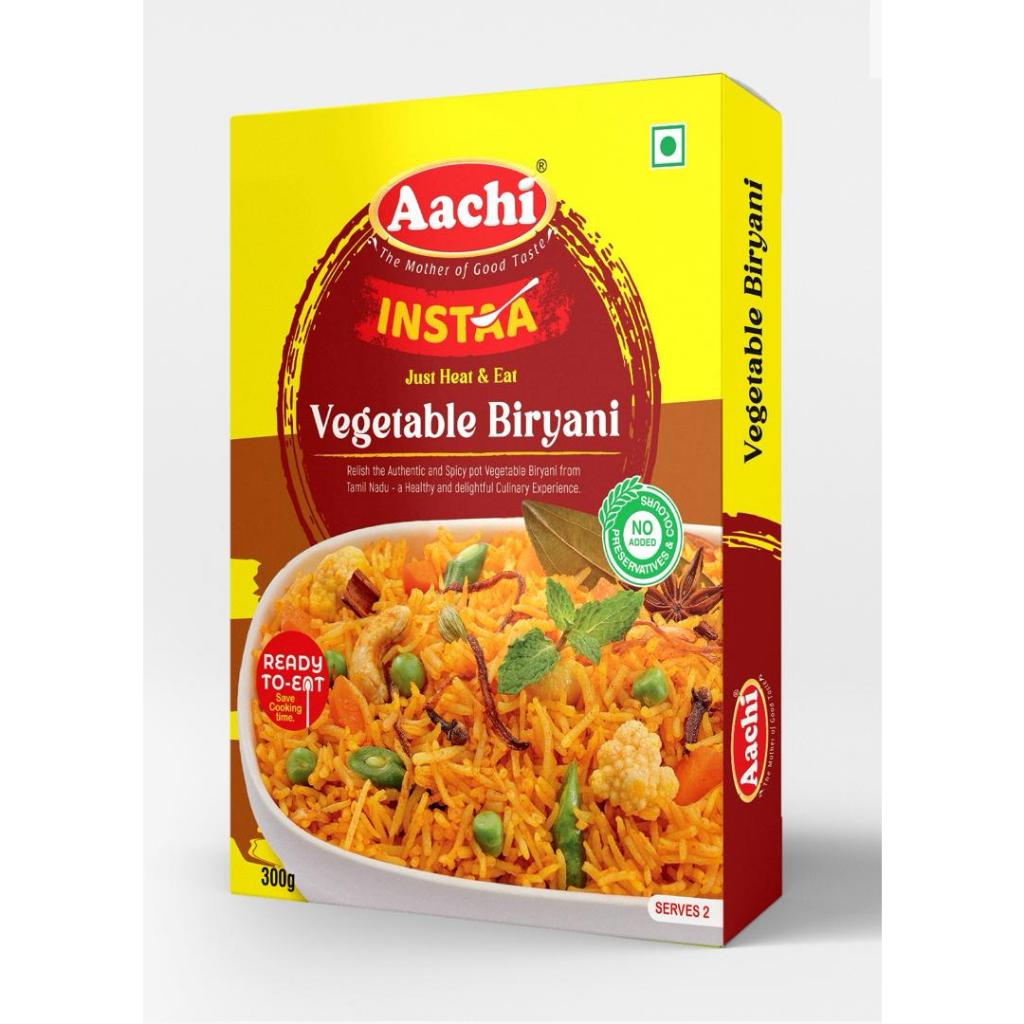 Aachi Ready Mix Vegetable Biryani 300g | Shopee Malaysia