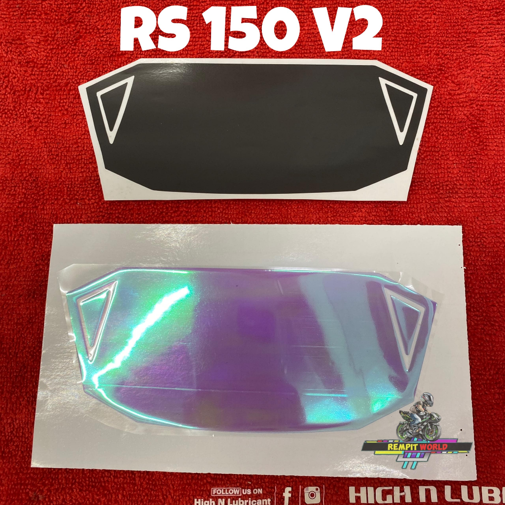 Tinted Meter Sticker Honda RS150 V2 Rainbow Smoke [ ready stock ...
