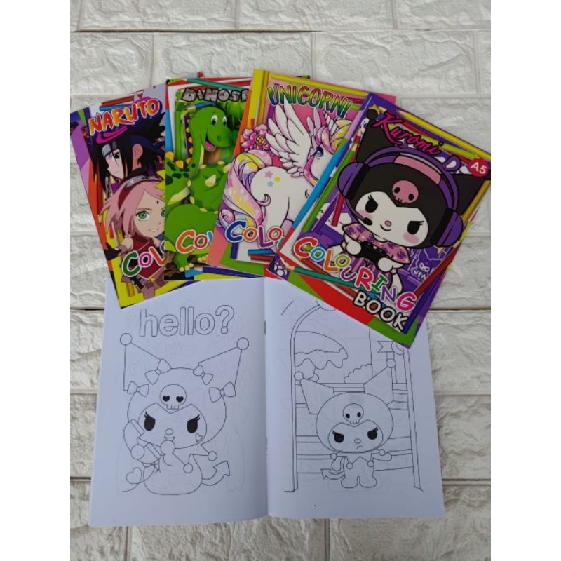 A5 Fancy Colouring Book - ( Cola508 ) Buku Mewarna 填色本 | Shopee Malaysia