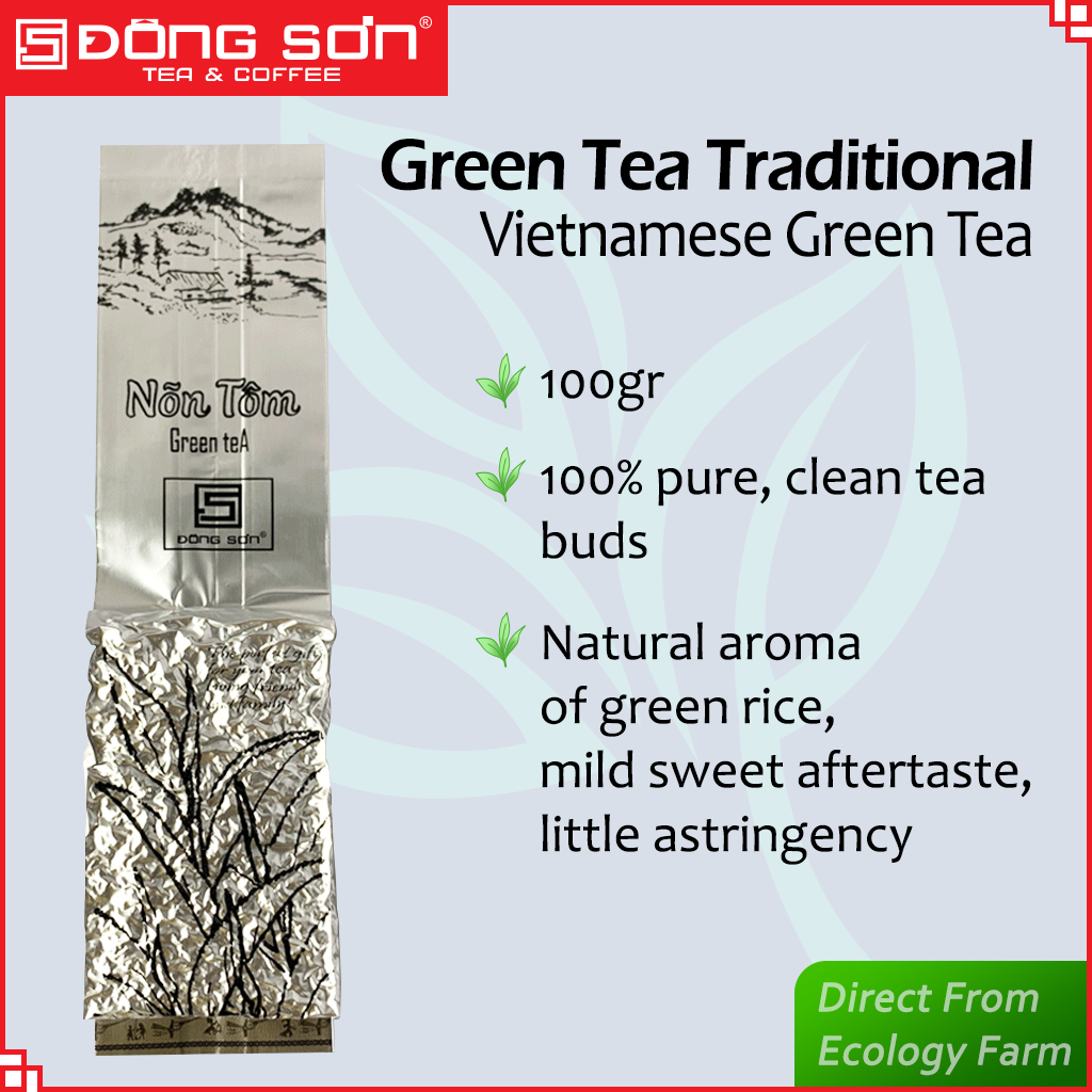 Dong Son Green Tea Traditional Vietnamese Green Tea 100G DS09 | Shopee ...