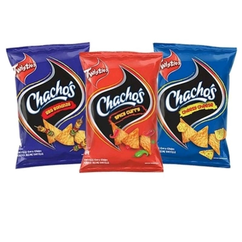 Twisties Chacho's Tortilla Corn Chips 70g Cheesy Cheese | BBQ Bonanza ...