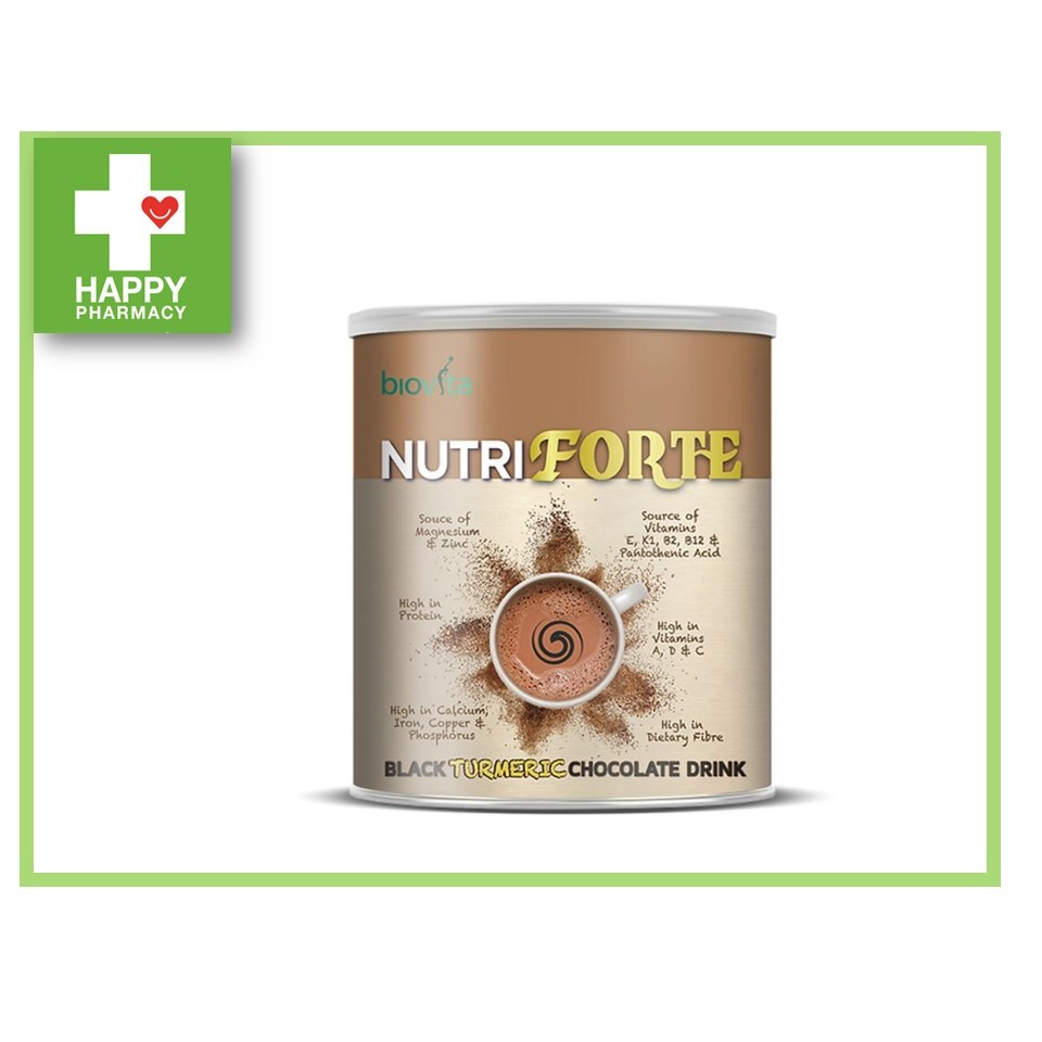 BIOVITA NUTRI FORTE BLACK TURMERIC CHOCOLATE DRINK 800G | Shopee Malaysia