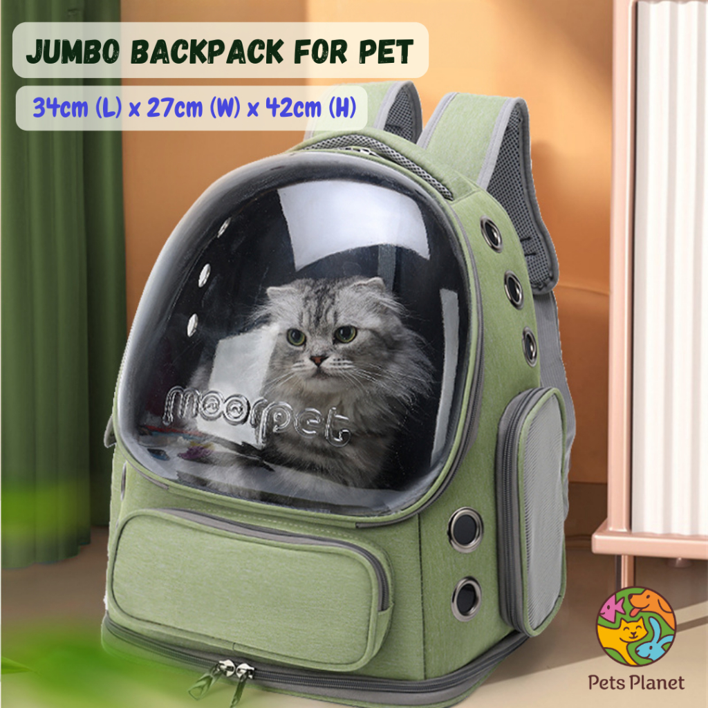 Jumbo Cat Carrier Bag | Pet Carrier Outing Backpack | Foldable Pet ...
