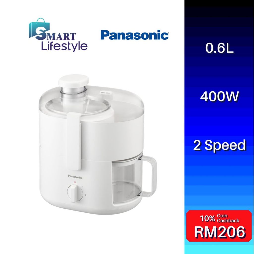 Panasonic Juicer 400W 2-Speed Control Compact Juicer MJ-CS100 | Shopee ...