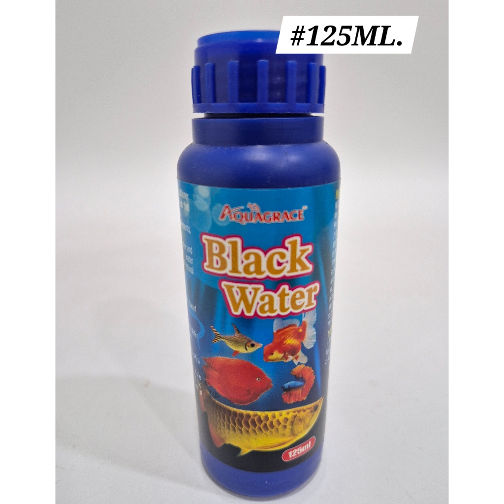 AquaGrace Black Water 125ml Conditioner Betta Arowana Discus Cichlid ...