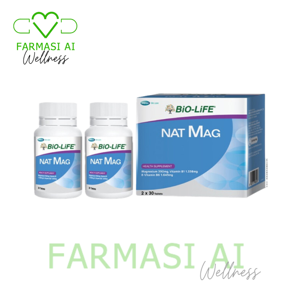 Bio-Life Nat Mag 2x30's Tablets (Exp Date: 09/2025) | Shopee Malaysia