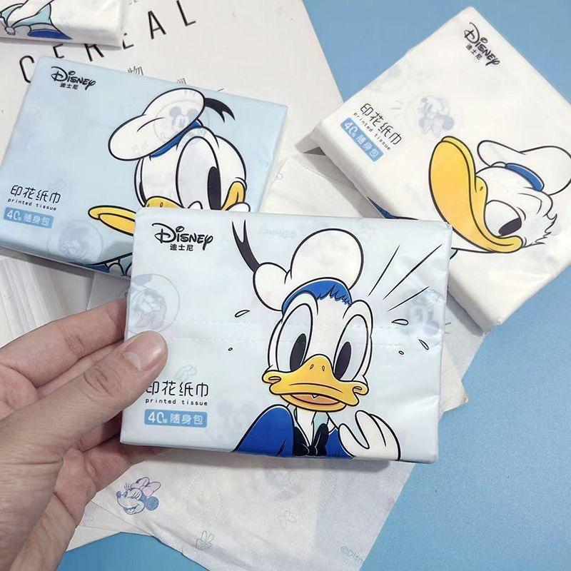 Disney Series Donald Duck Printed Pocket Handkerchief Tissue 120 Sheets ...