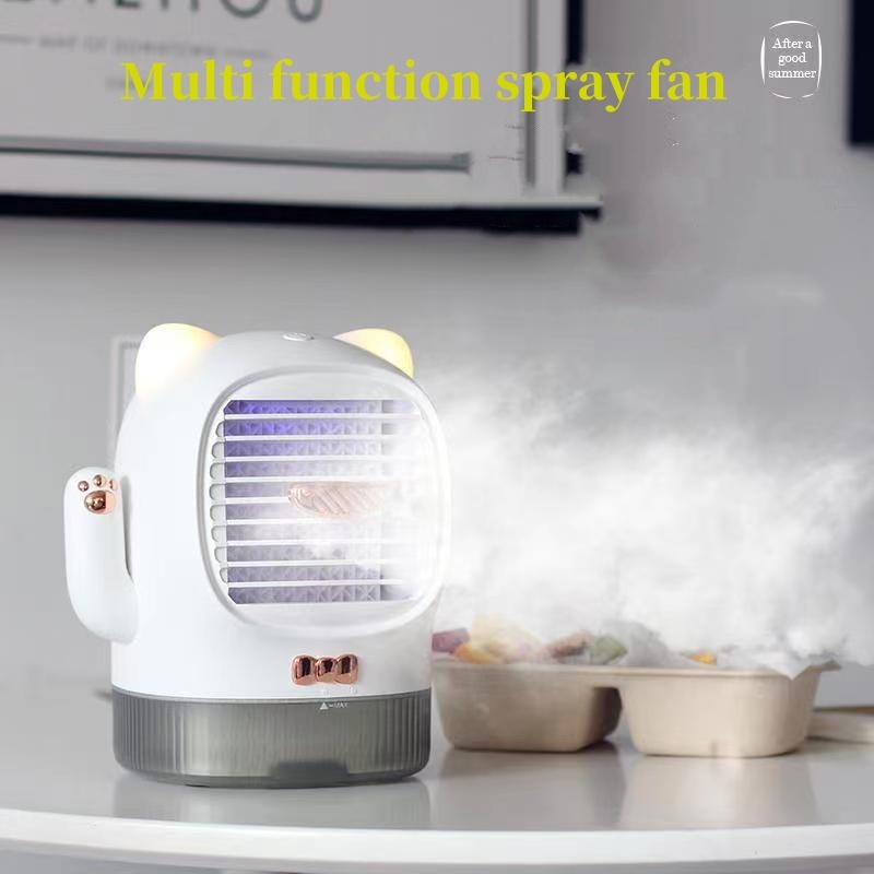 Mini Air Cooler USB Connection Portable Fan Humidifier Purifier 水箱冷风扇 ...
