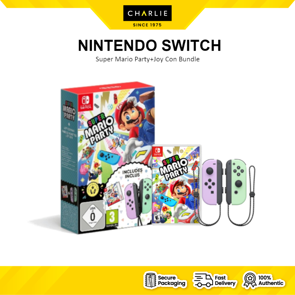 NINTENDO SWITCH SUPER MARIO PARTY + JOY-CON BUNDLE SET | Shopee Malaysia