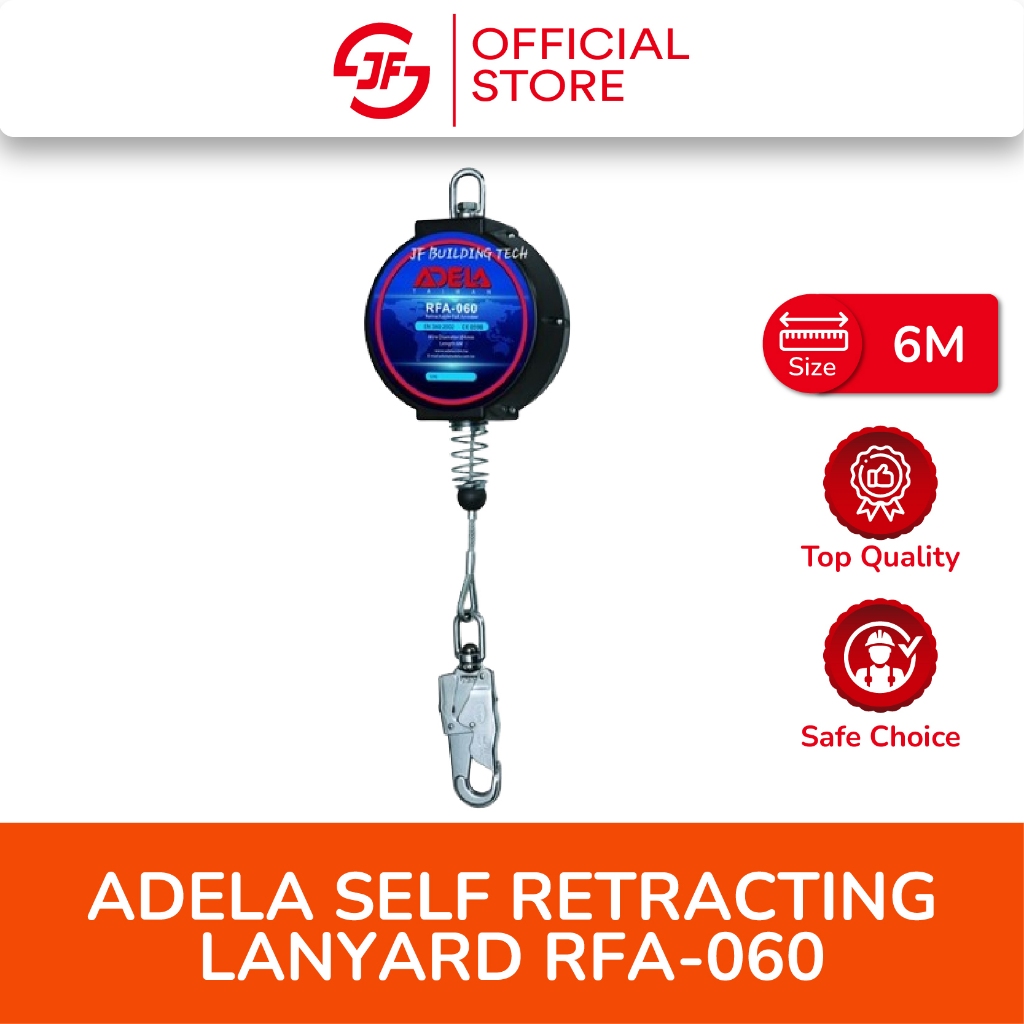Adela Self Retracting Lanyard Rfa-060 Vertical Fall Protection ...