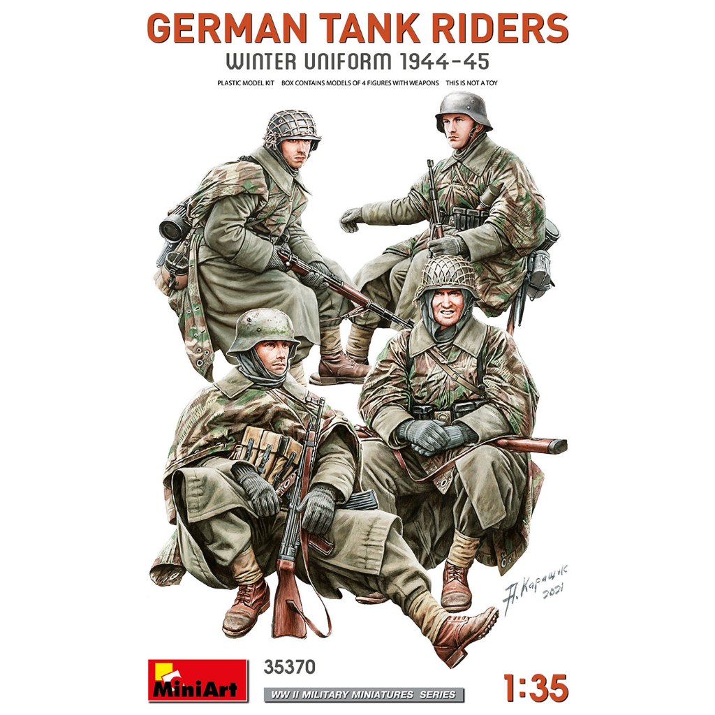 MINIART 35370 1/35 GERMAN TANK RIDERS. WINTER UNIFORM 1944-45 | Shopee ...