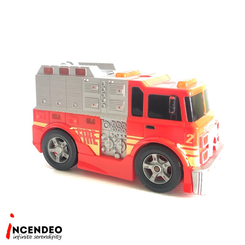 Mattel Hot Wheels Fire Truck with Sound and Light Toy (2004) | Shopee ...