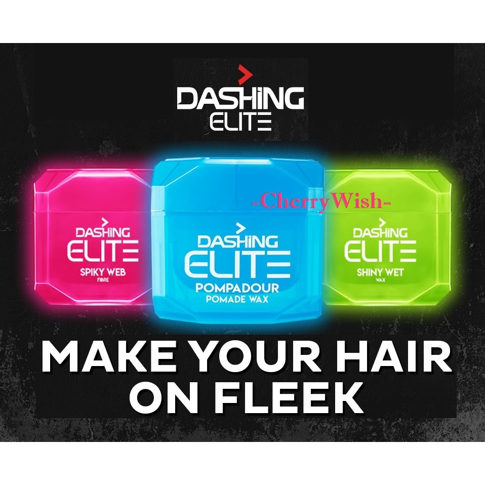 68g Dashing Elite WAX Shiny Wet / Spiky Web / Pompadour | Shopee Malaysia
