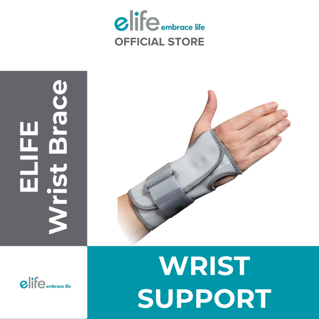 elife Wrist Brace (Wrist Support) [E-WR055/ MWRNP04] （1 Pcs) | Shopee ...