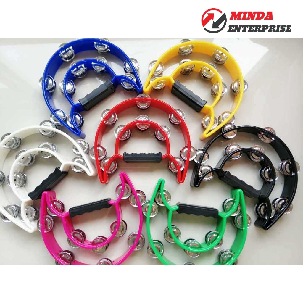 Musical Double Half Moon Tambourine | Shopee Malaysia