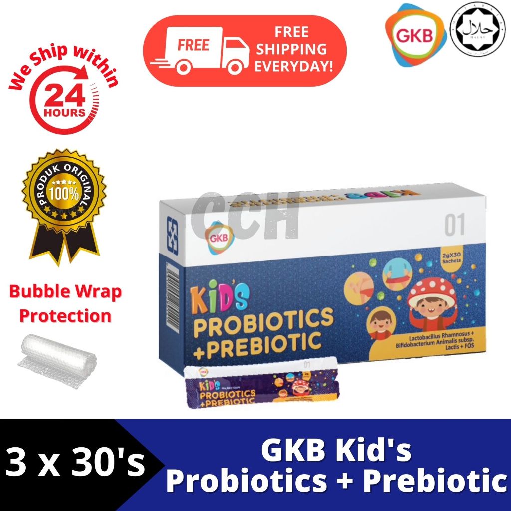 GKB Kids Probiotic + Prebiotics - 30 Sachets | Shopee Malaysia