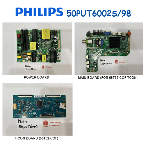 PHILIPS SMART LED TV 50PUT6002S/98 50PUT6002S 50PUT6002 Power Board K ...